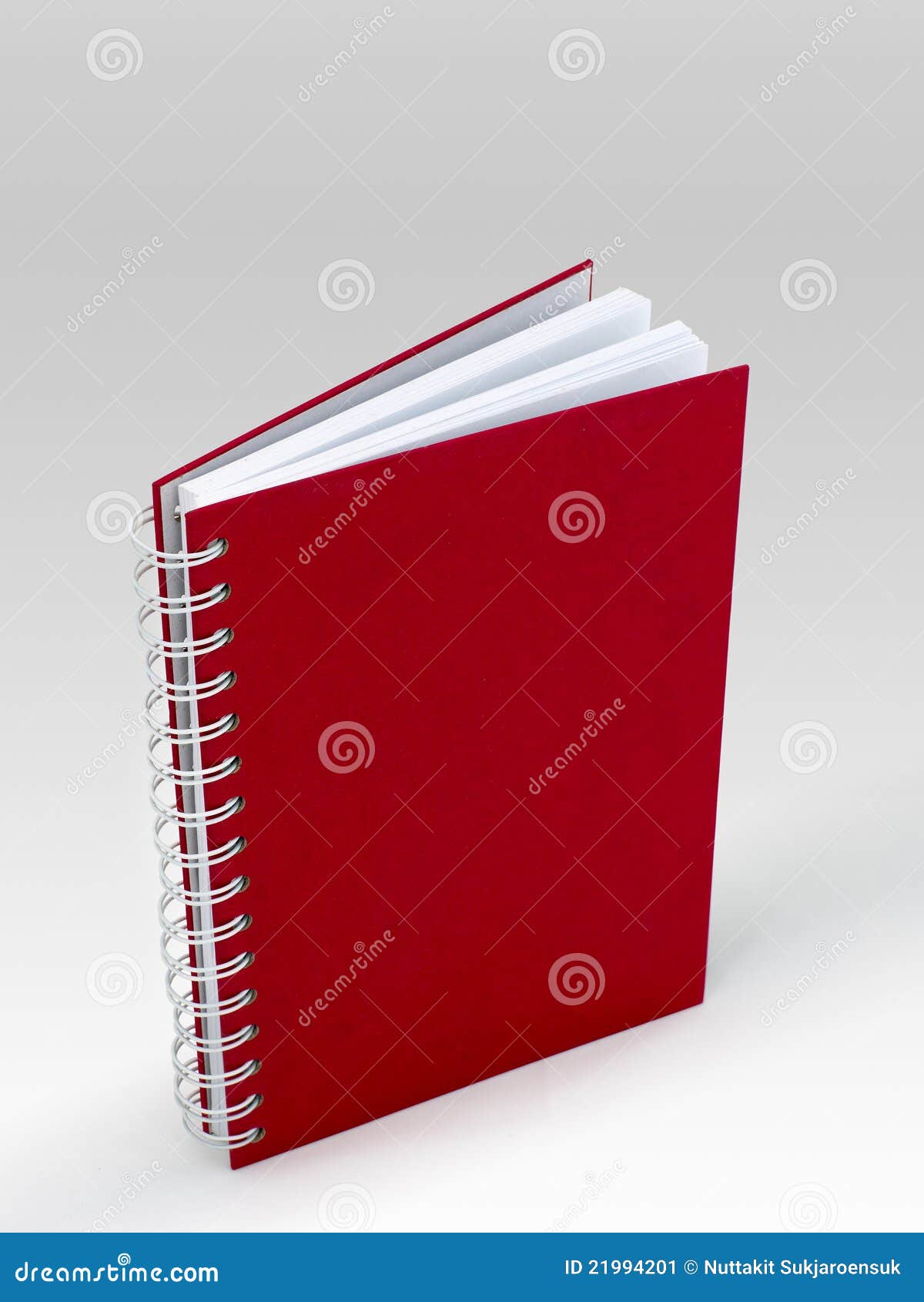 Red Cover Note Book stock image. Image of blank, office - 21994201