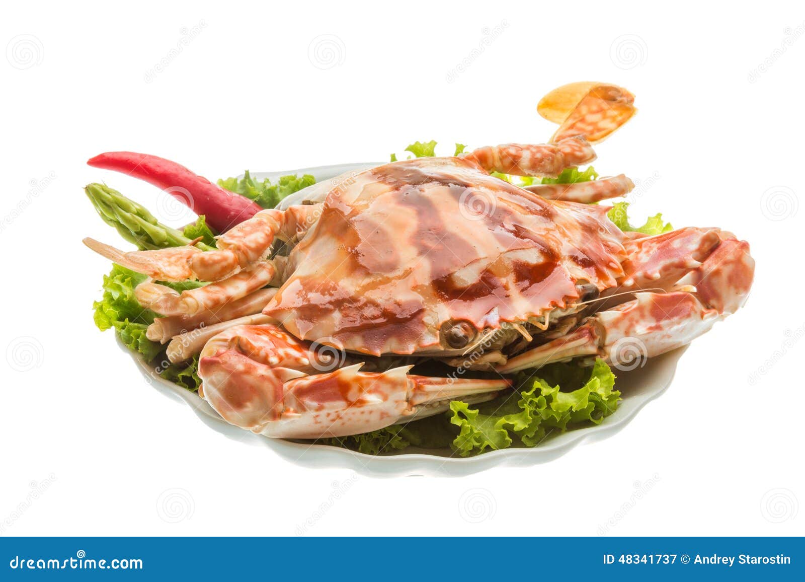 Red crab stock image. Image of gourmet, cooked, nature - 48341737