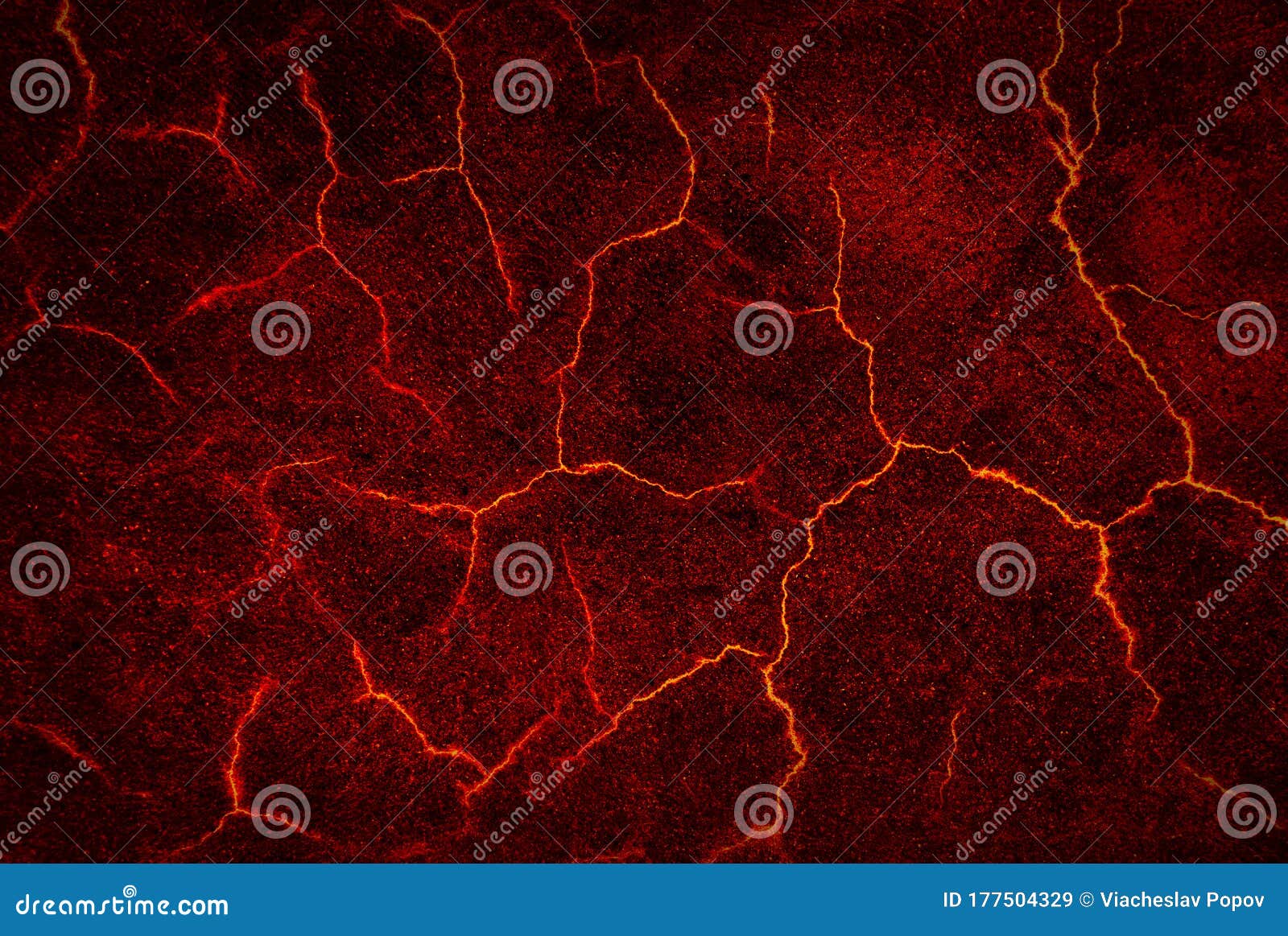 The Red Crack Abstract Background Stock Image - Image of erupt, crack ...