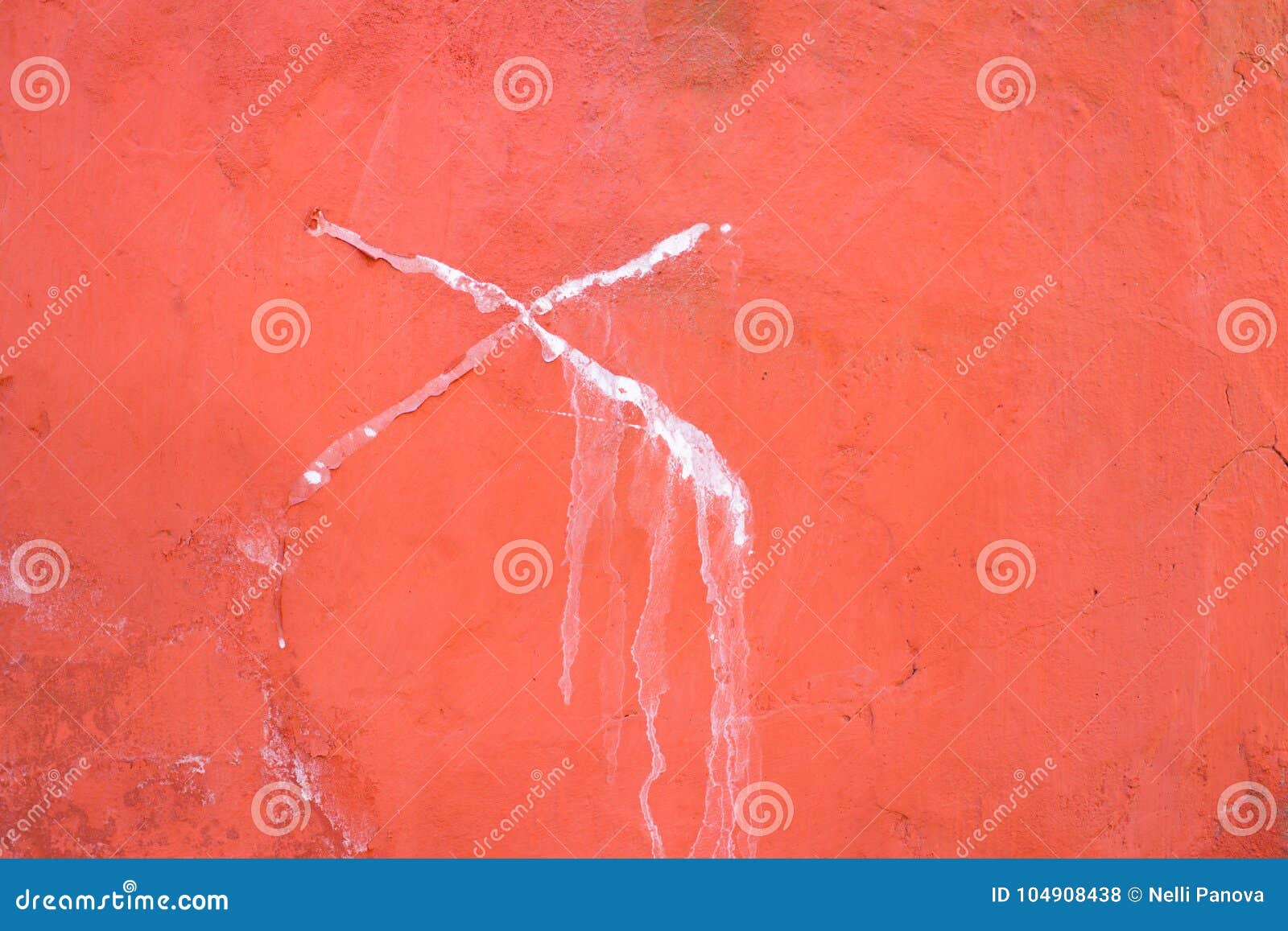 Red Crack Rough Stucco Background Stock Photo - Image of detail, burnt ...