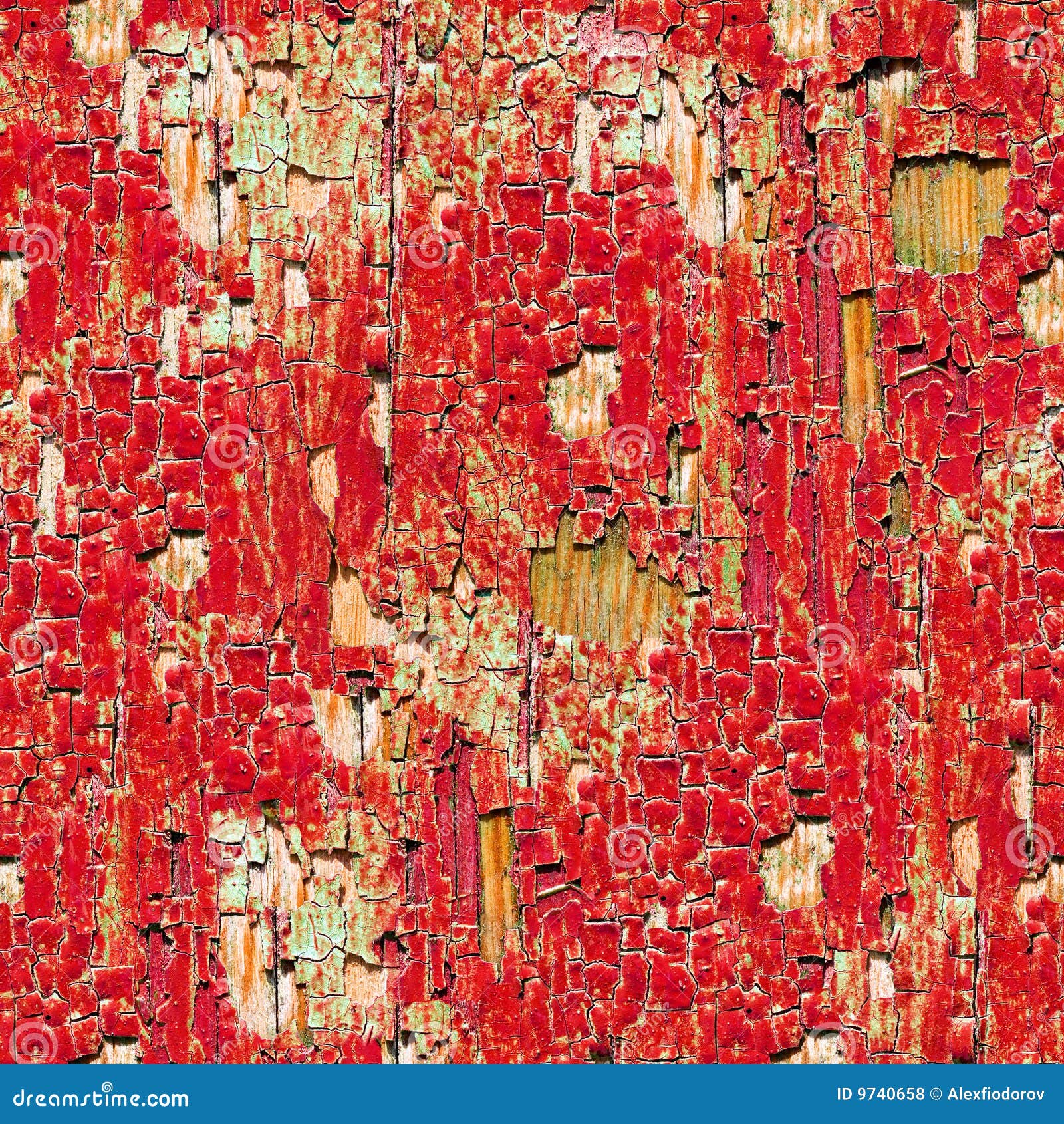 Red Cracked Paint Seamless Background. Stock Photo - Image of backdrop ...