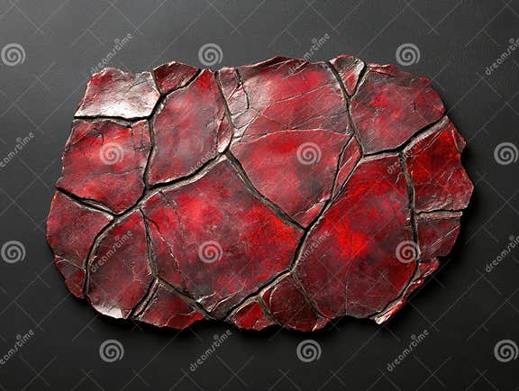 Red Cracked Texture Background Stock Illustration - Illustration of ...