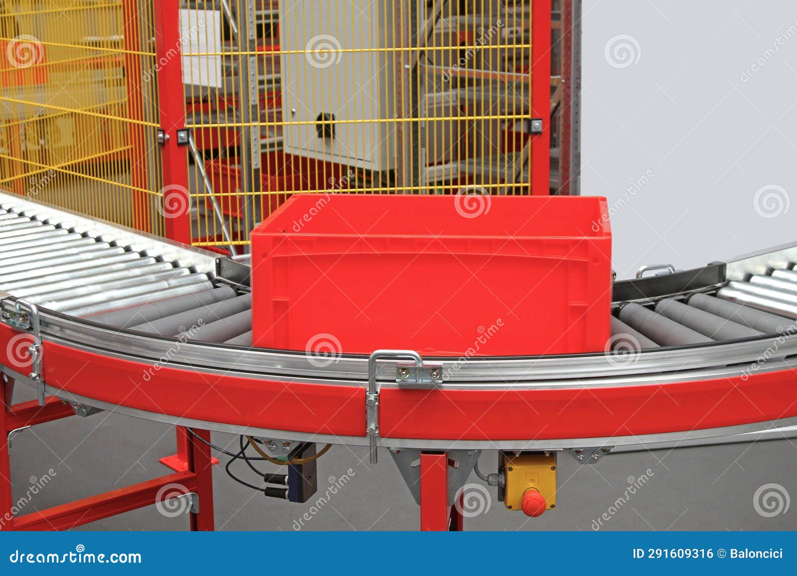 Conveyor Rollers Transport System Stock Photography | CartoonDealer.com ...