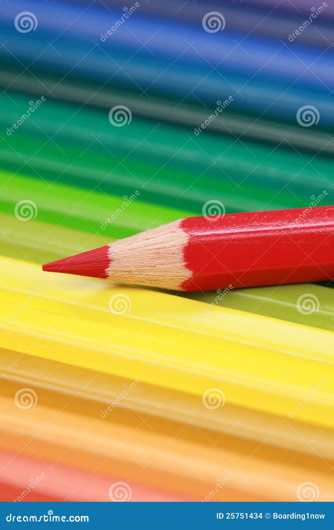 Red Crayon stock photo. Image of paint, business, ideas - 25751434