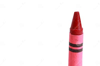 Red Crayon stock photo. Image of object, copyspace, crayon - 5899018