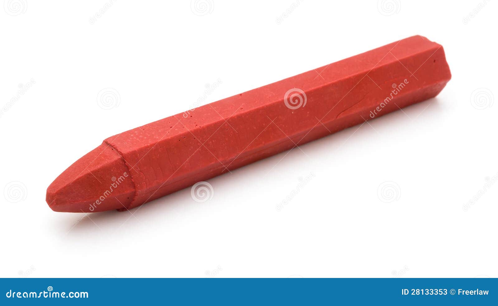 Red crayon on white stock image. Image of background - 28133353