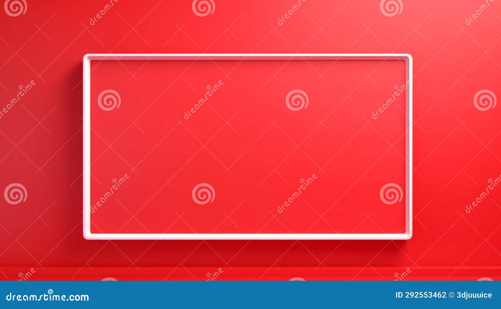 Red Creative Abstract Geometric Frame. Stock Illustration ...