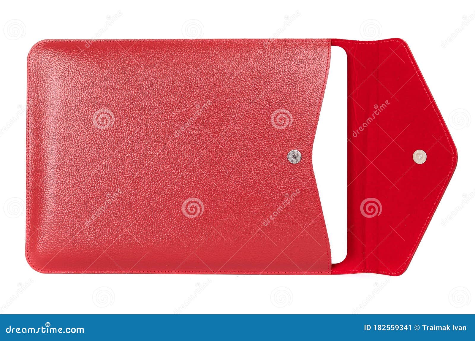 Red Credit Card Case with Rfid Security Stock Image - Image of ...