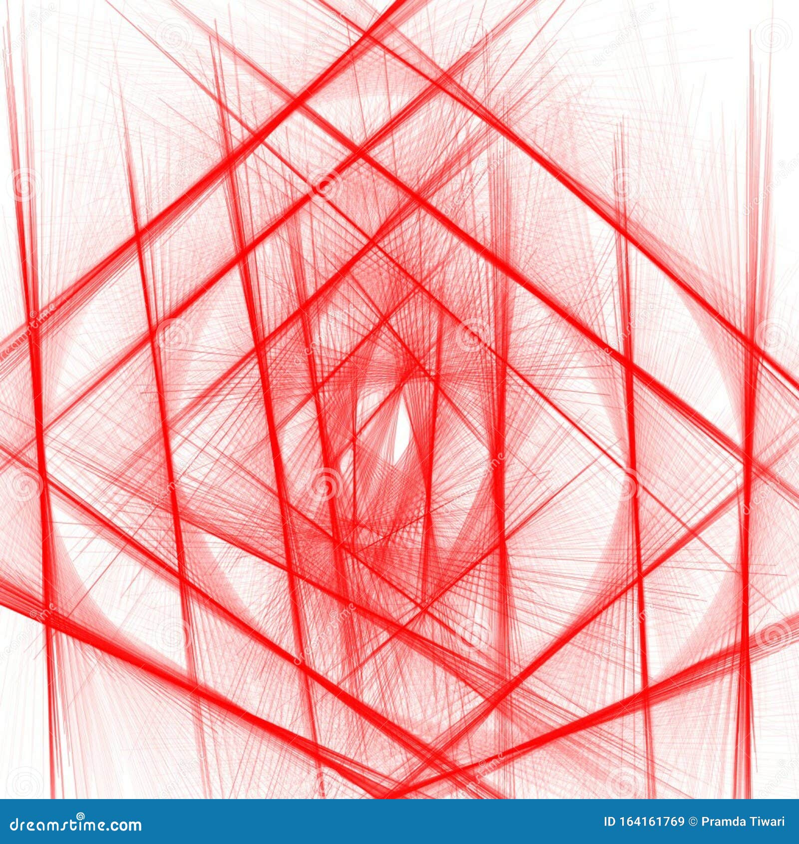 Red Criss Cross Beautiful Net Pattern Line on White Background . Vector ...
