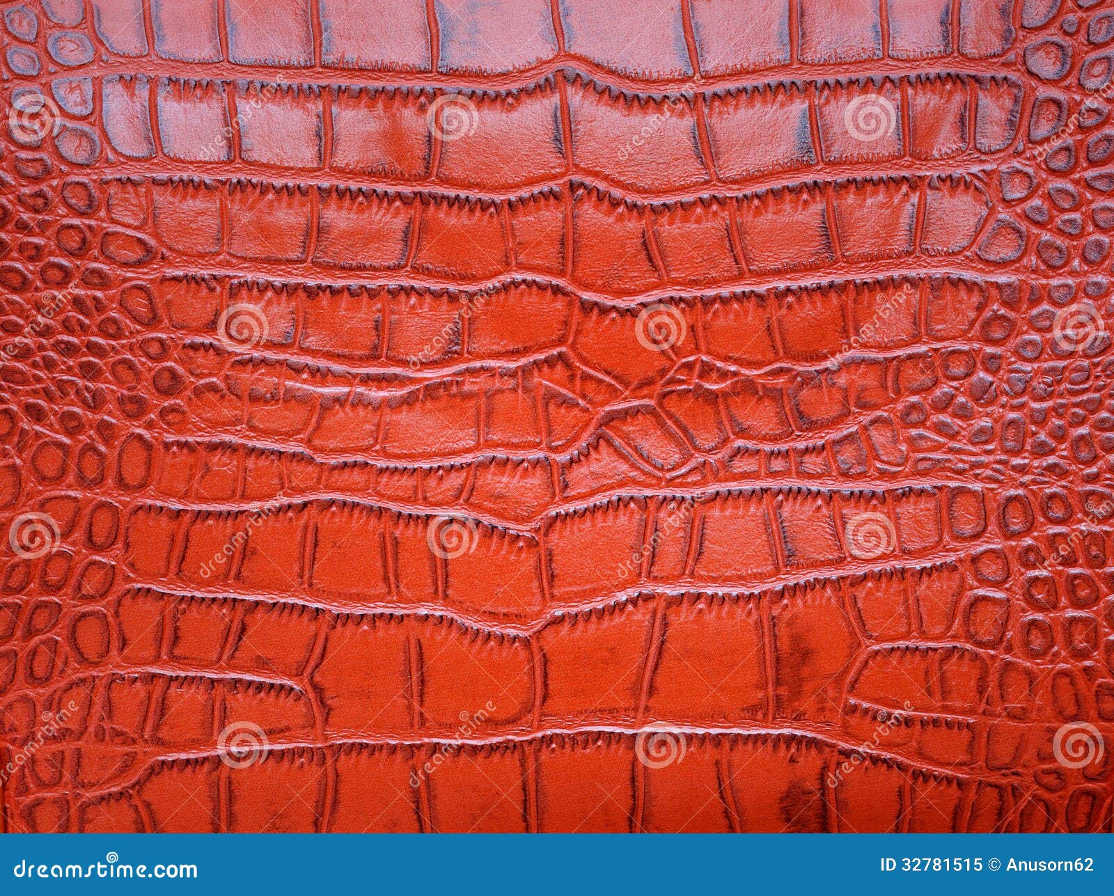 Red crocodile skin texture stock image. Image of artificial - 32781515