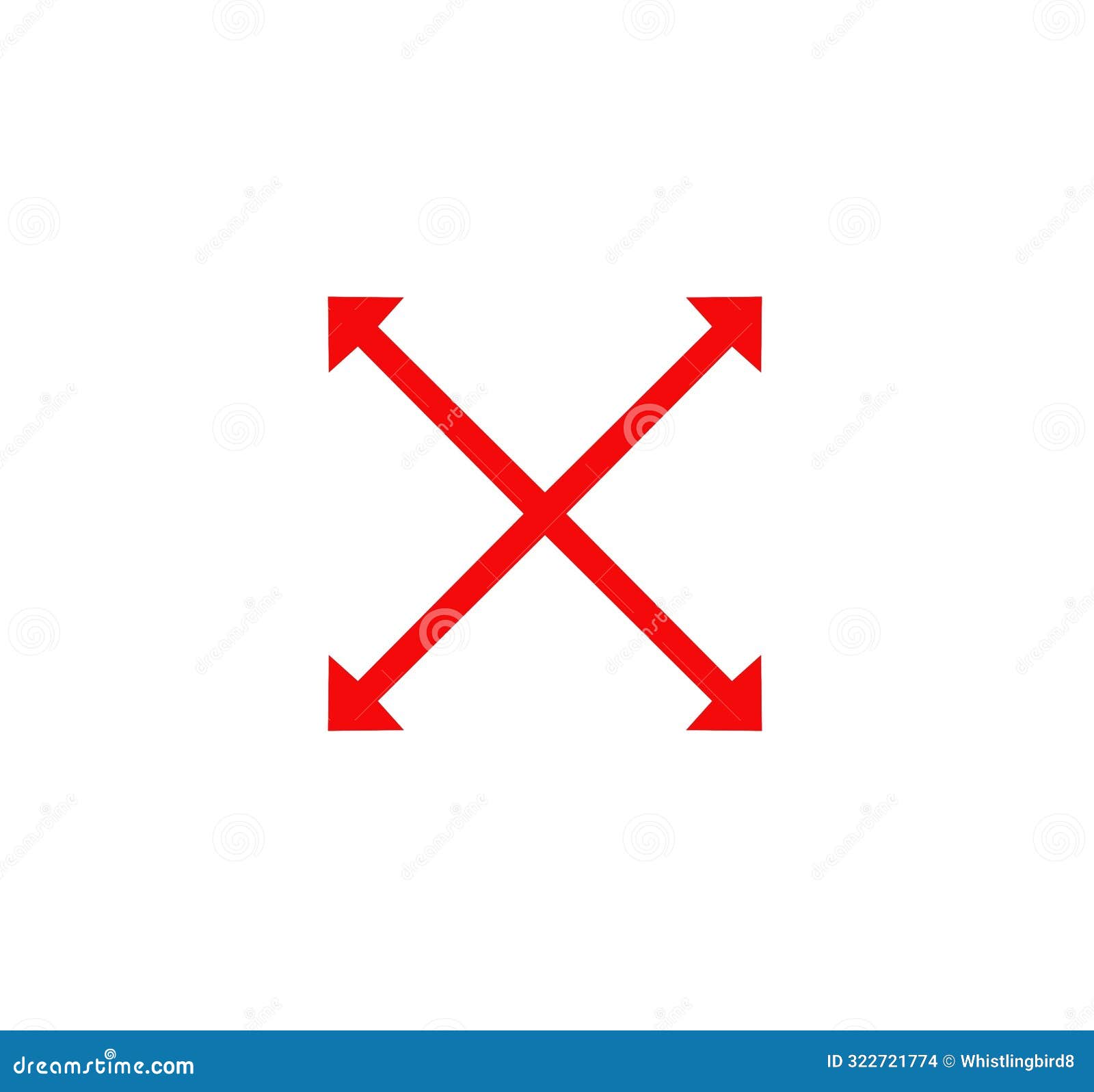 Red Cross Arrow Icon Symbol Logo Design Element White Background Stock ...