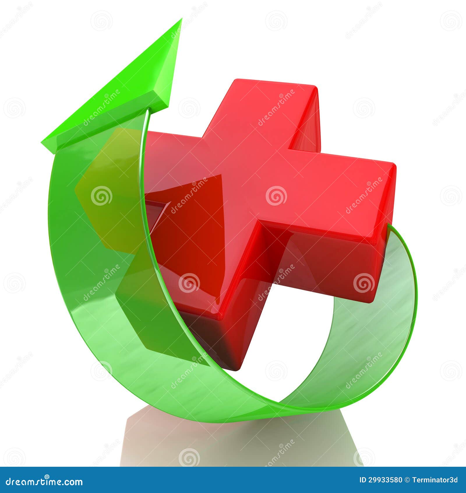 Red cross and arrow editorial image. Illustration of internet - 29933580