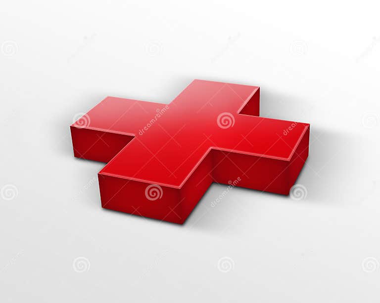 Red cross (first aid sign) editorial image. Illustration of pharmacy ...