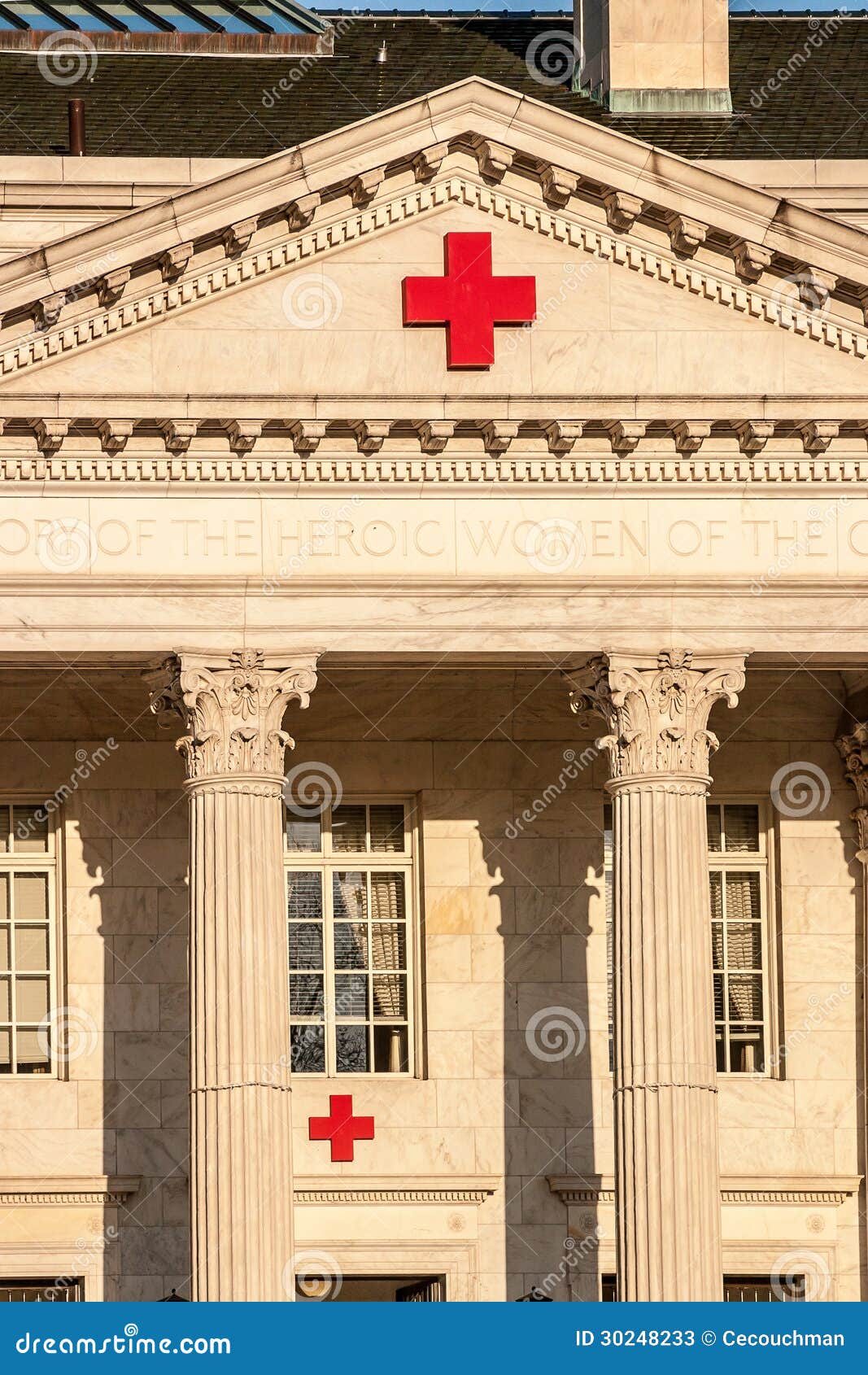 Red Cross Headquarters in DC Editorial Stock Photo - Image of front ...