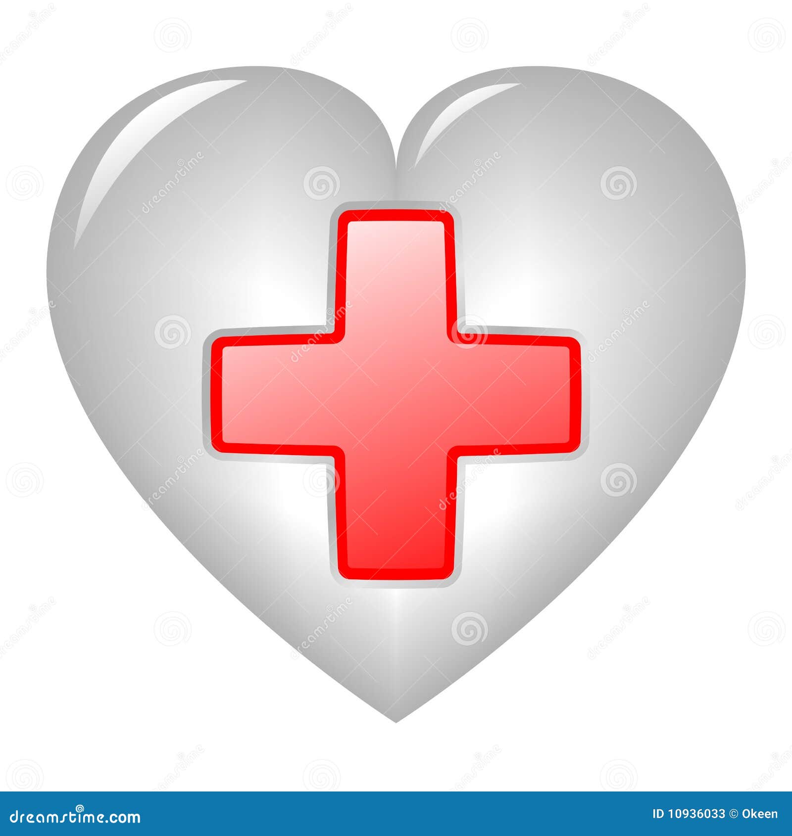 Cross, Heart, Collection Of Icons Style Of Hospital Or Medical Care ...