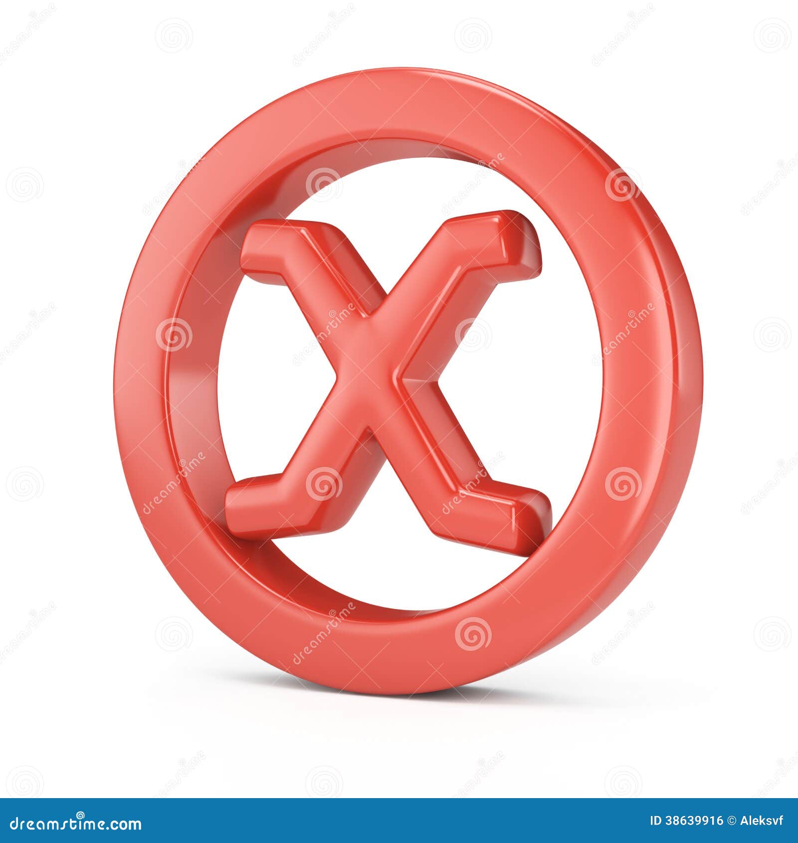Red cross mark stock illustration. Illustration of cancel - 38639916