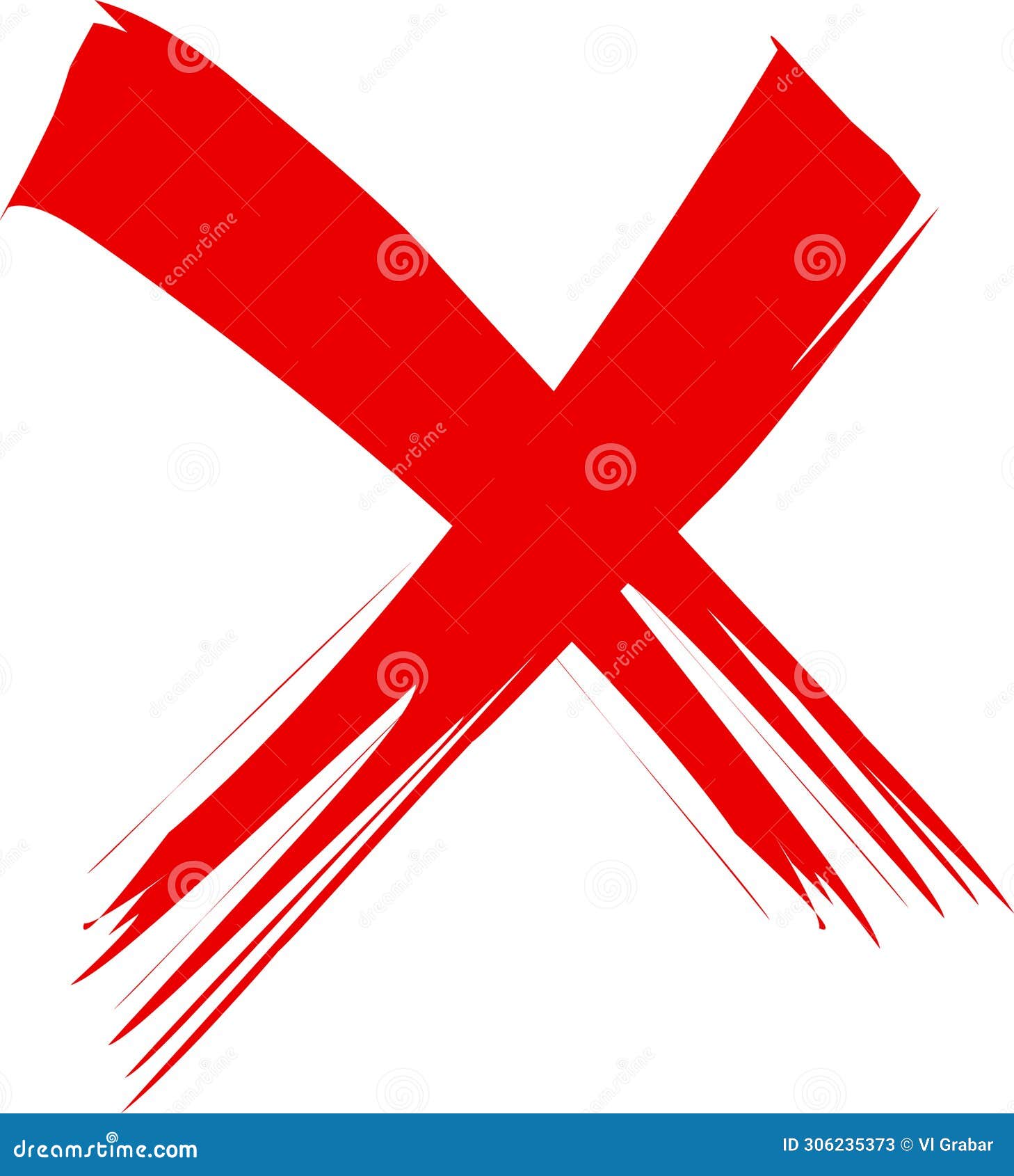 Red Cross Sign Icon. Wrong Mark Icon. Red Cross X Symbol. Grunge X Icon ...