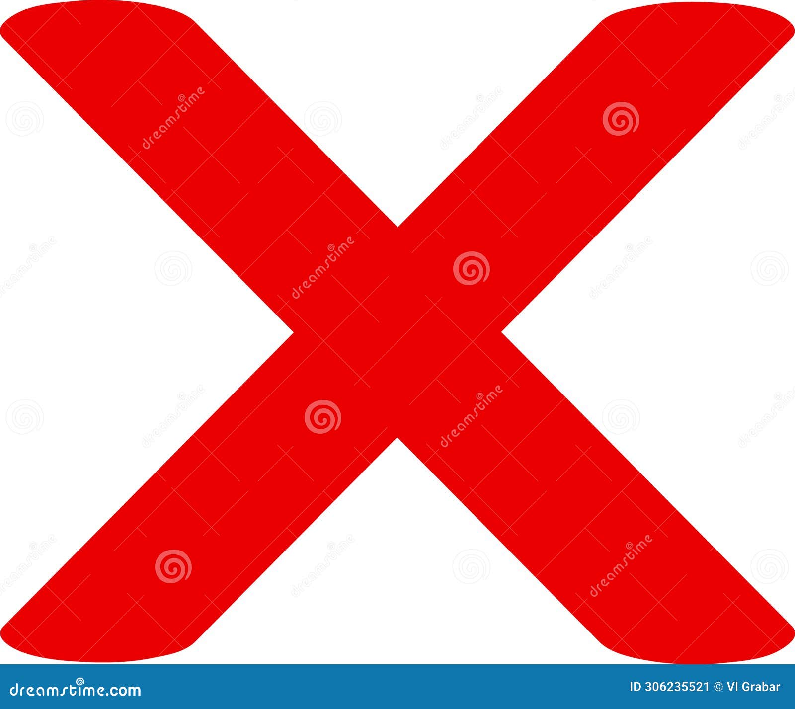 Red Cross Sign Icon. Wrong Mark Icon. Red Cross X Symbol. Grunge X Icon ...