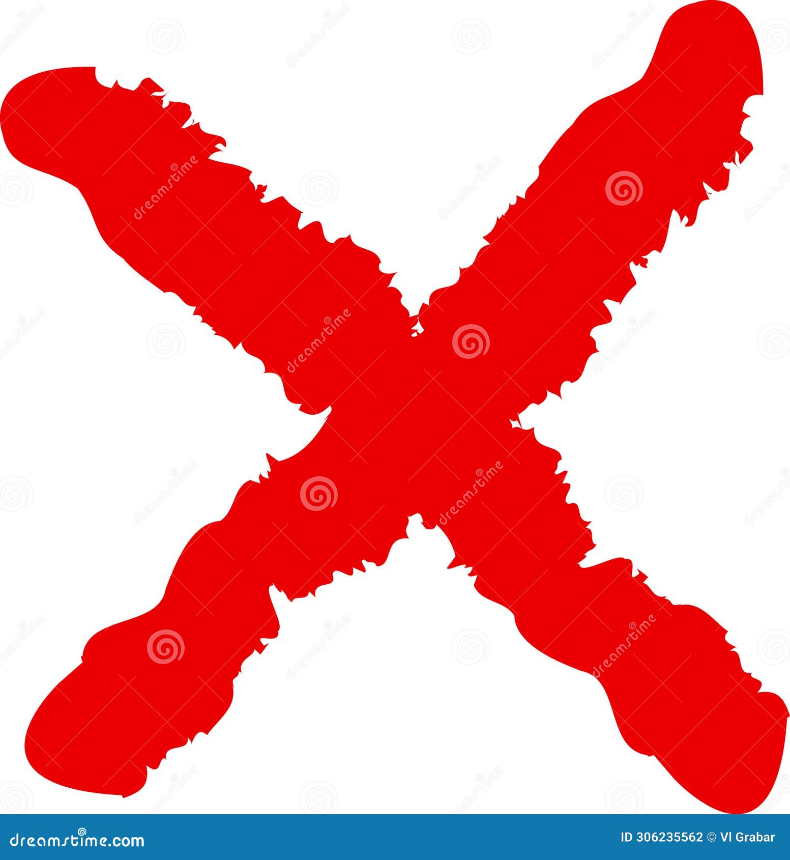 Red Cross Sign Icon. Wrong Mark Icon. Red Cross X Symbol. Grunge X Icon ...