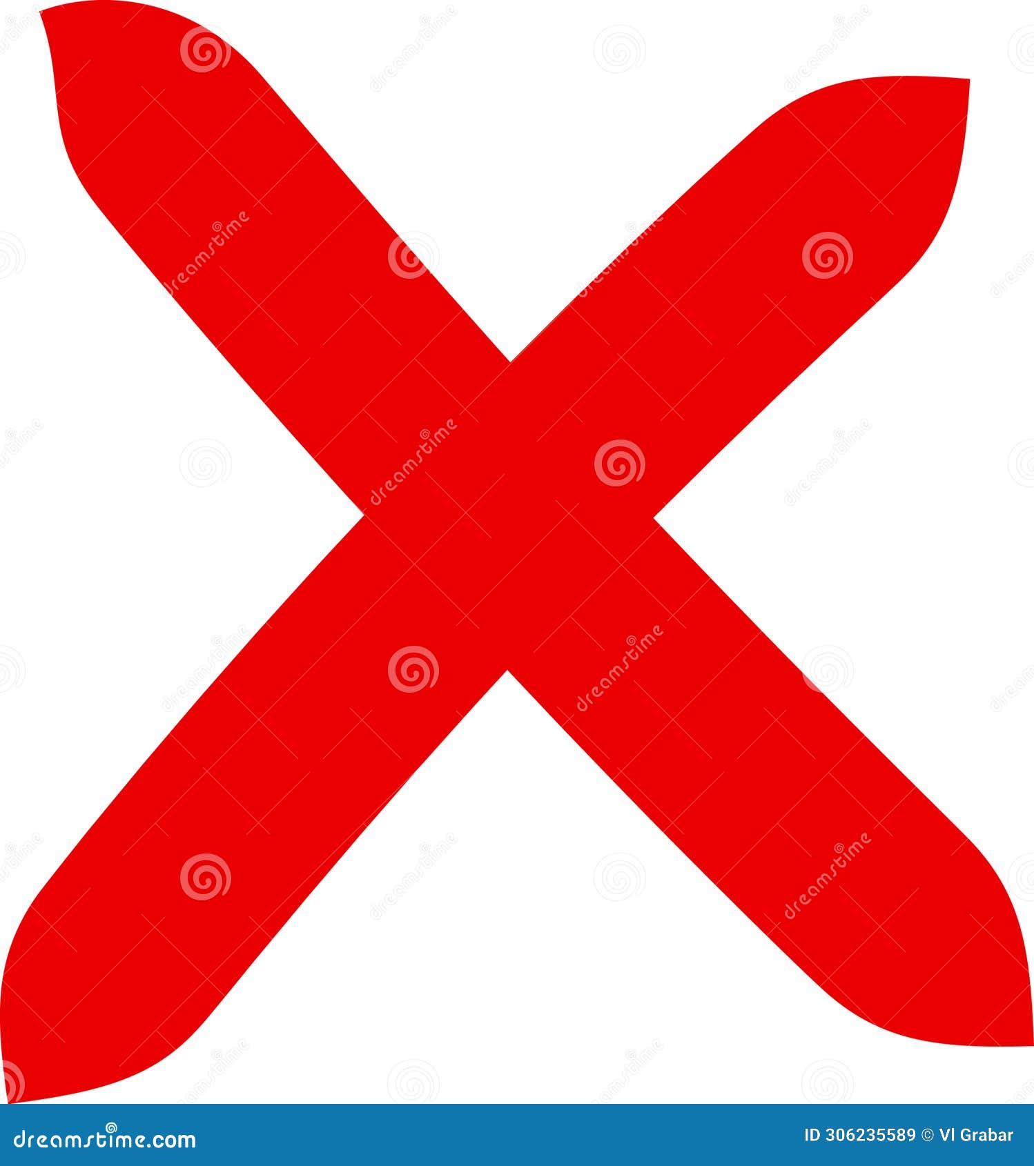 Red Cross Sign Icon. Wrong Mark Icon. Red Cross X Symbol. Grunge X Icon ...