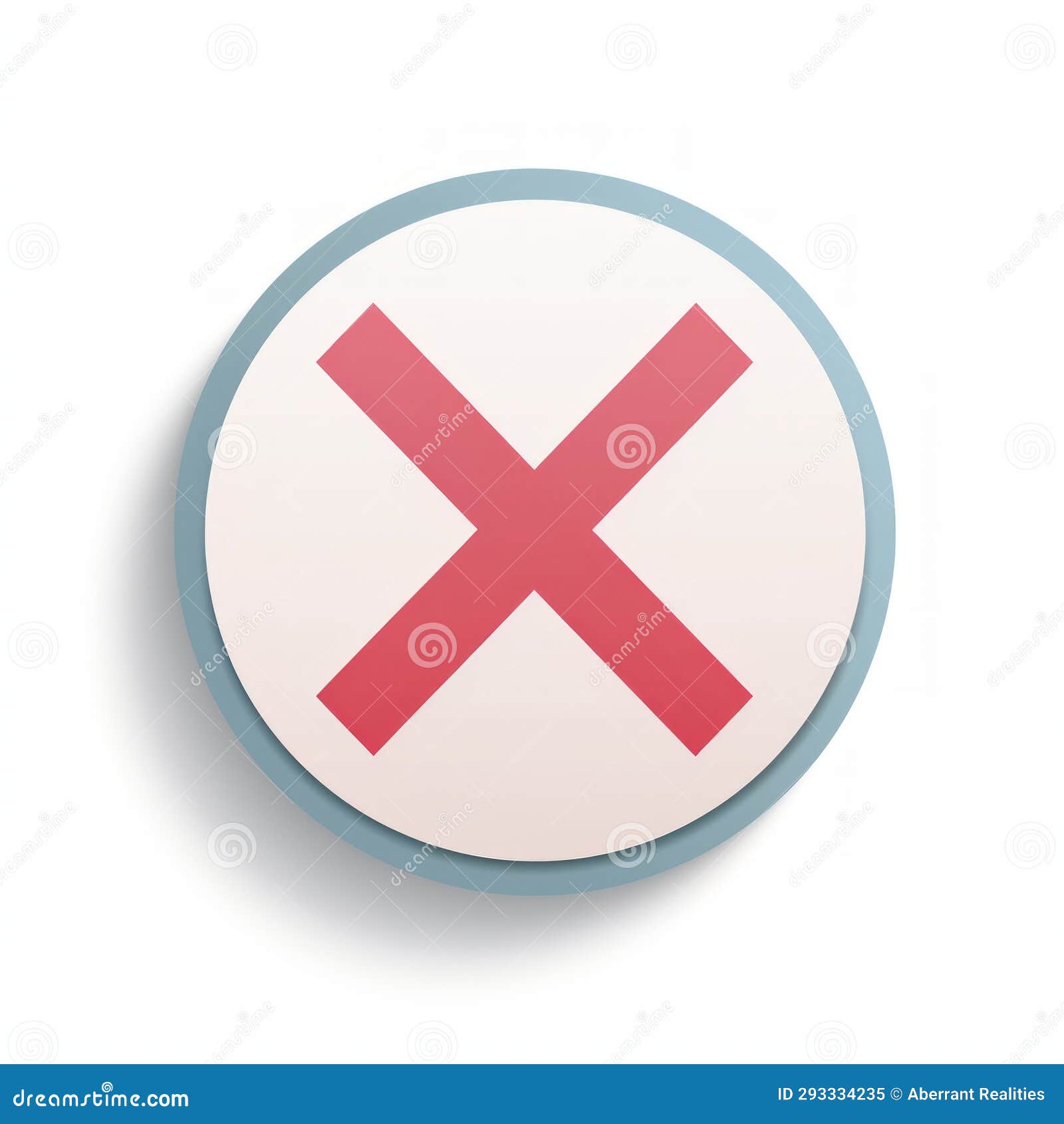 A Red Cross Symbol on a White Background Stock Illustration ...