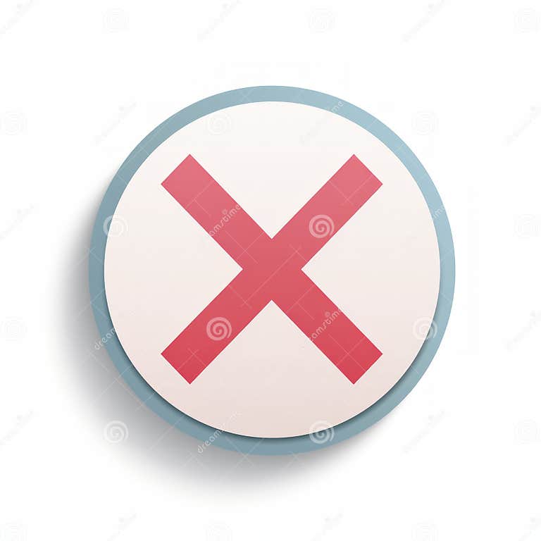 A Red Cross Symbol on a White Background Stock Illustration ...
