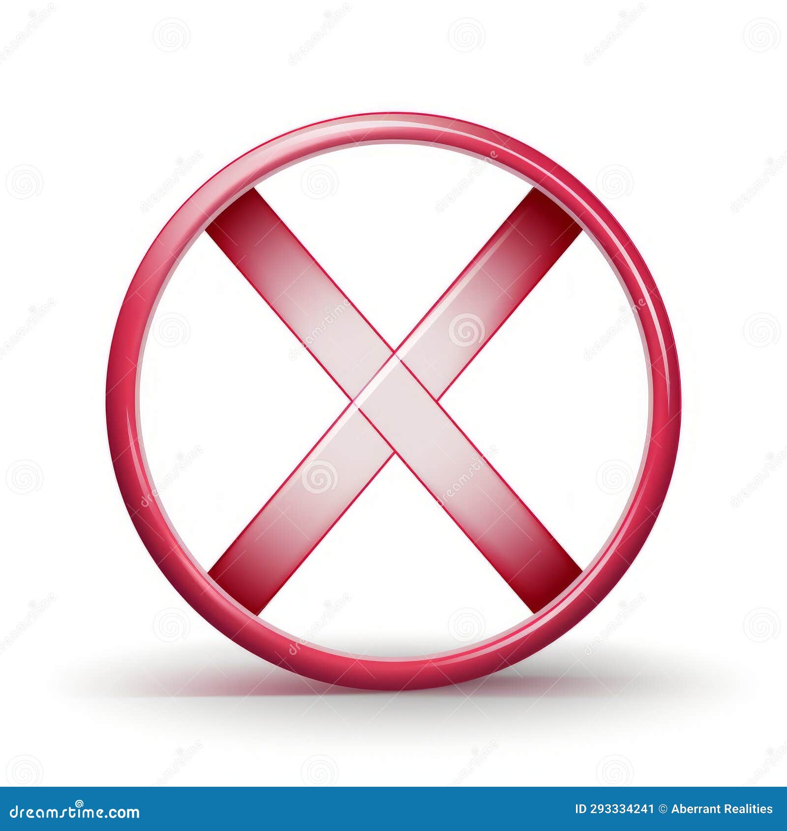 A Red Cross Symbol on a White Background Stock Illustration ...