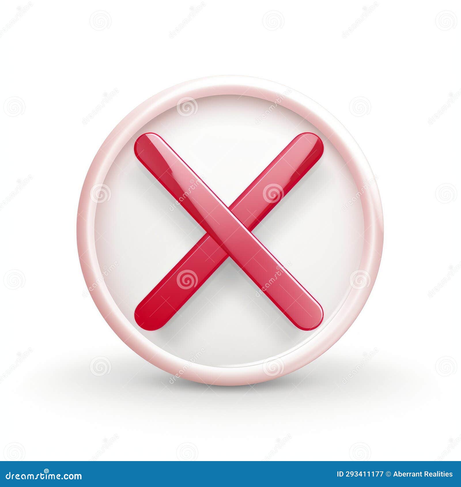 A Red Cross Symbol on a White Background Stock Illustration ...