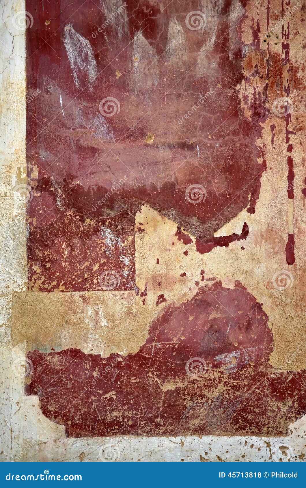 Red crumbled wall stock photo. Image of matt, background - 45713818