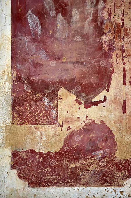 Red crumbled wall stock photo. Image of matt, background - 45713818