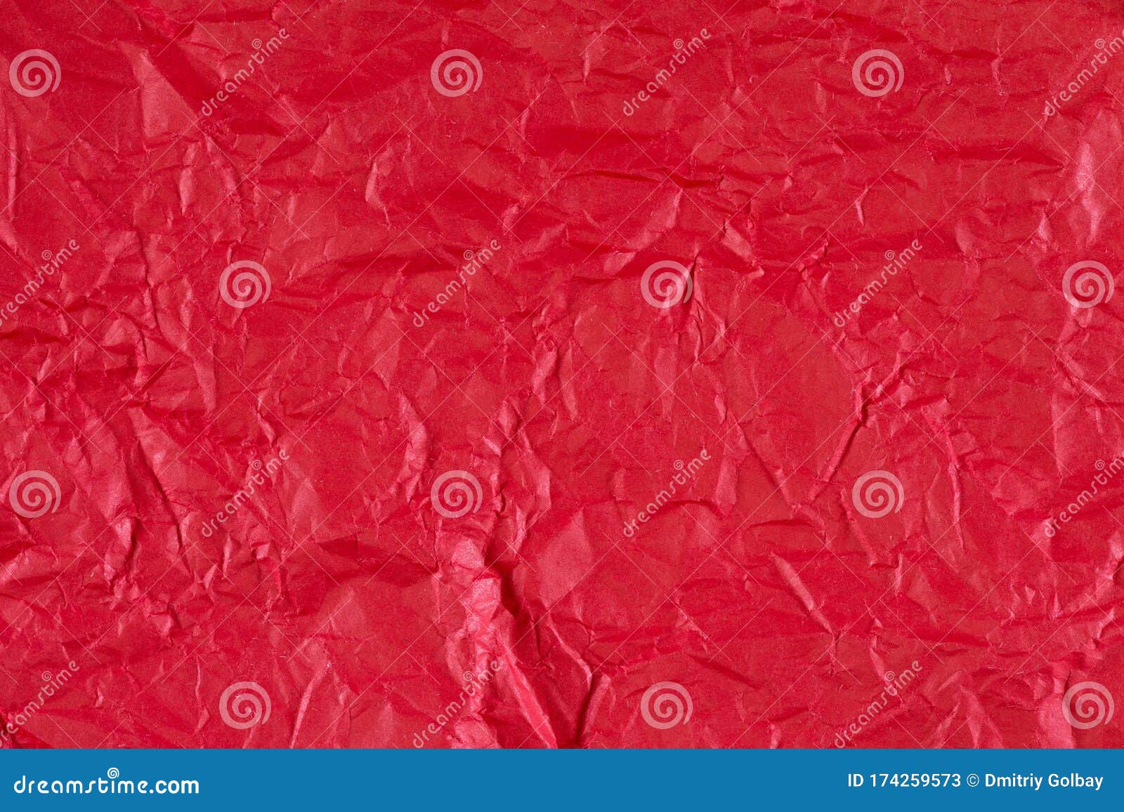 Red Crumpled Paper Background or Texture in Detail Stock Image - Image ...
