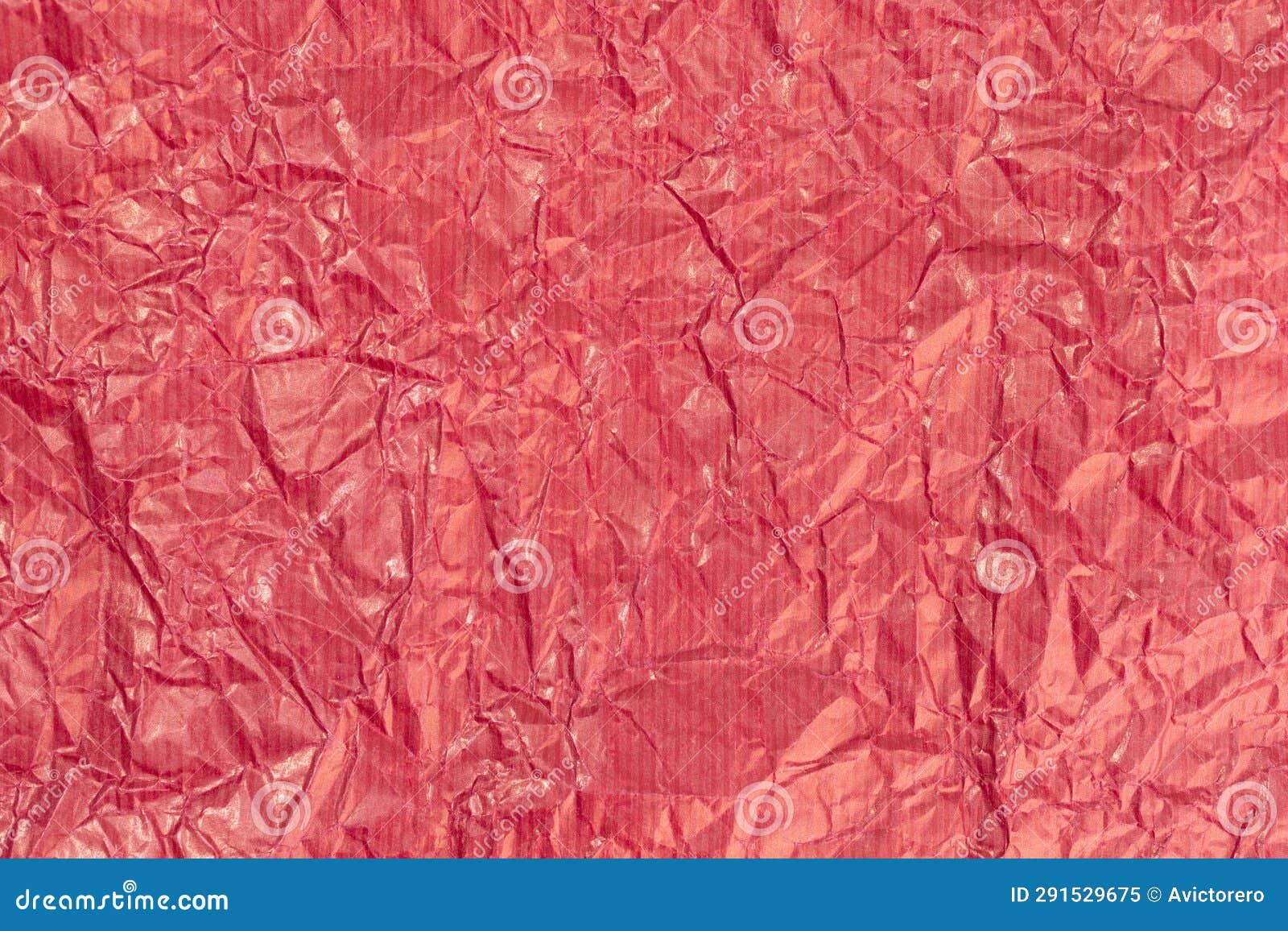 Red Crumpled Paper Texture Background Stock Image - Image of full ...