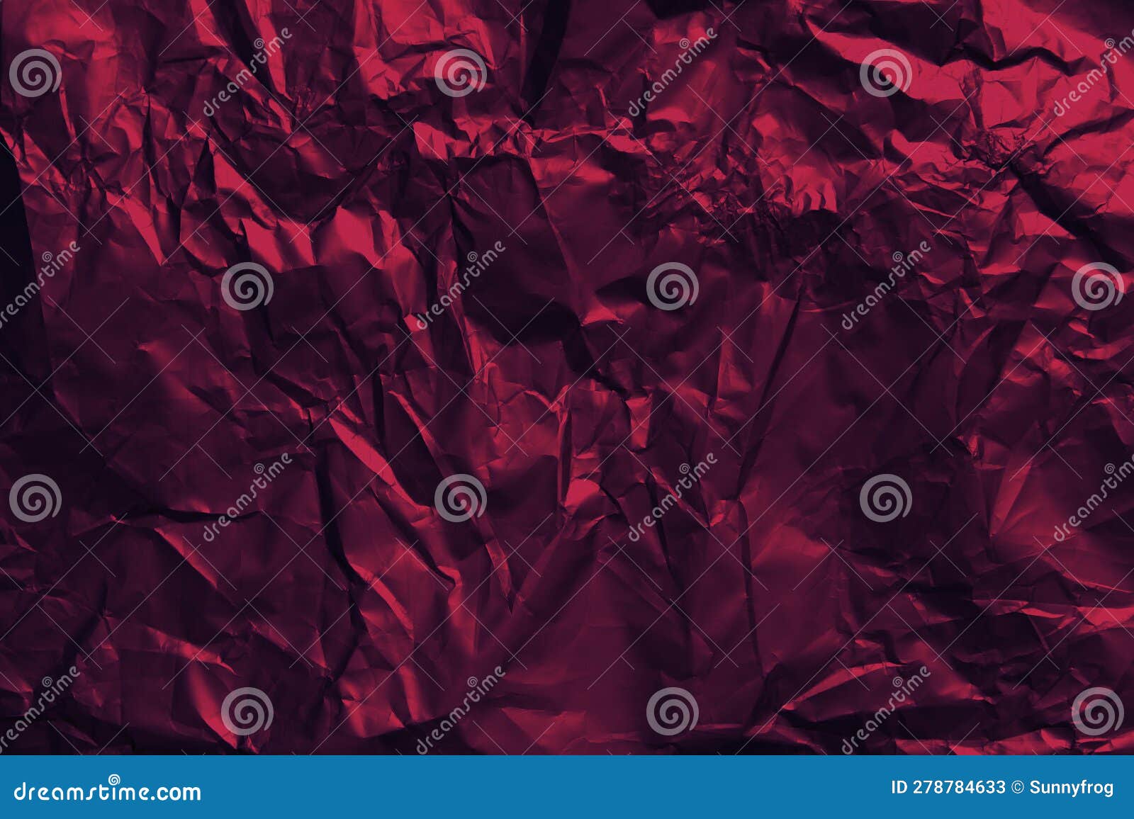 Red Crumpled Texture Background. Dark Red Flat Lay Mockup Design Stock ...