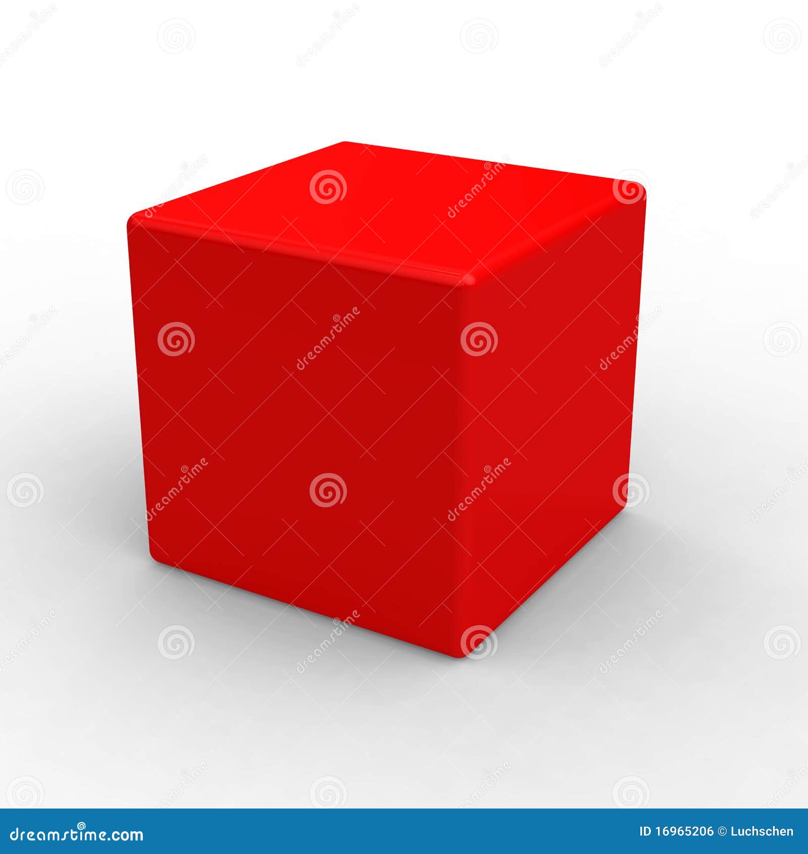 Red cube stock illustration. Illustration of isolated - 16965206