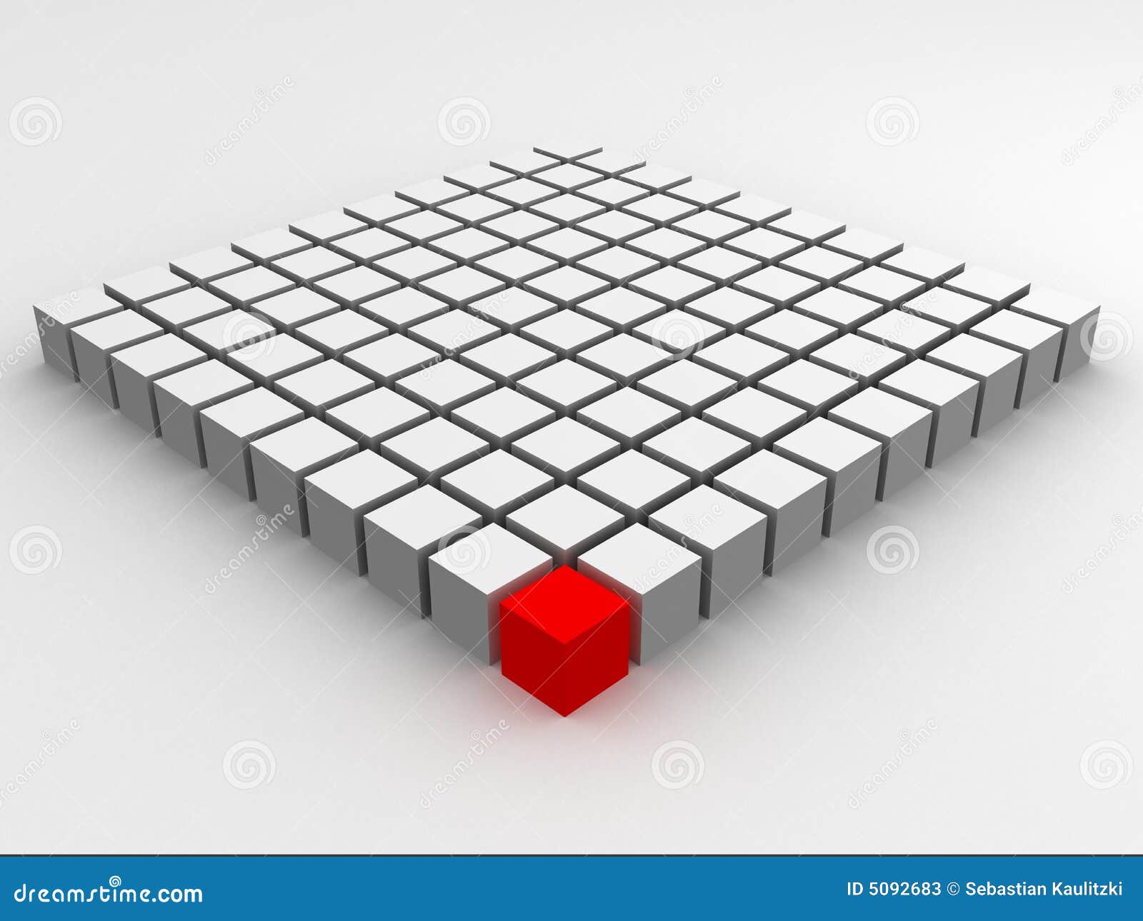 Red cube stock illustration. Illustration of form, technology - 5092683