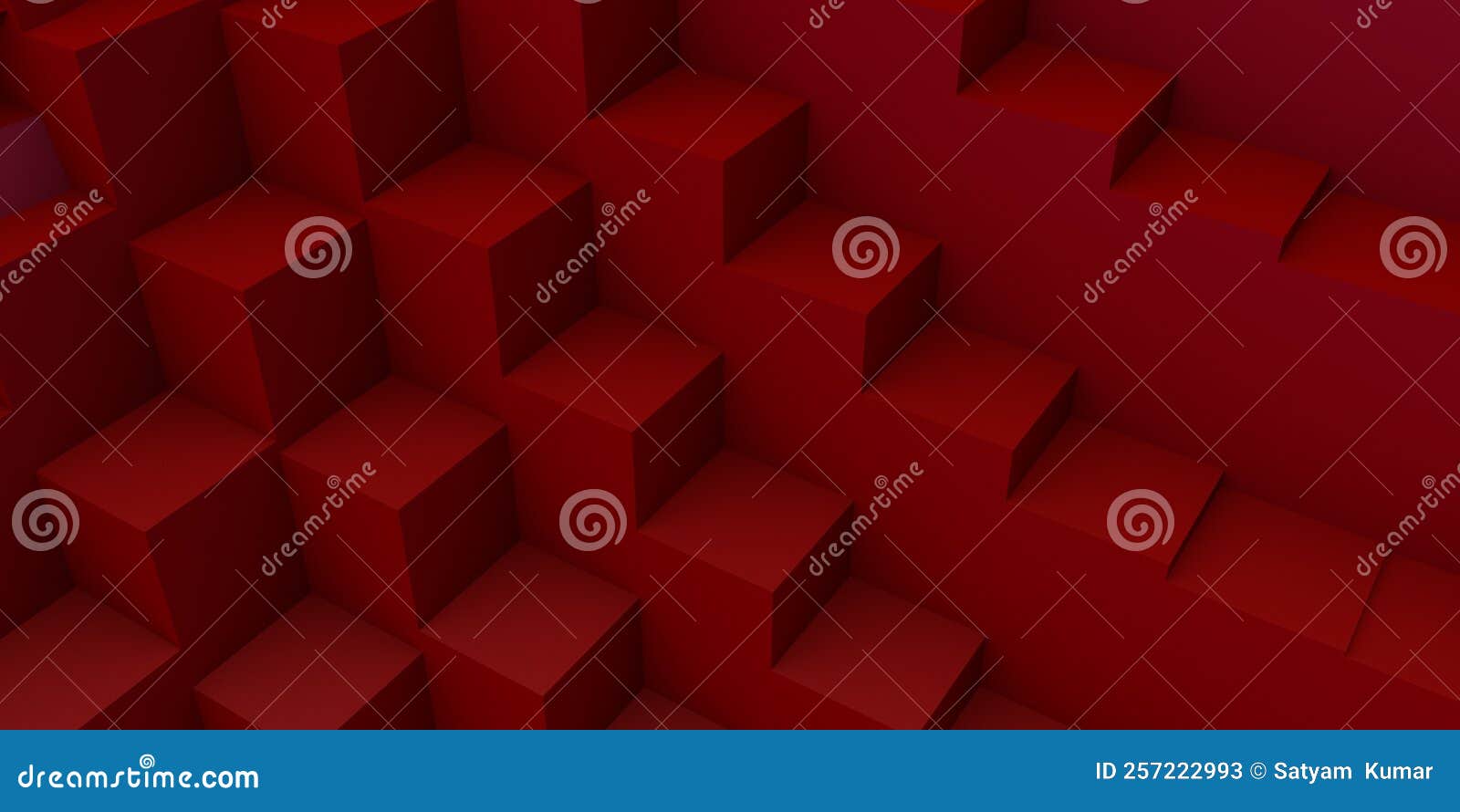 Red Cube Background 3d Illustration 3d Render Image Stock Illustration ...