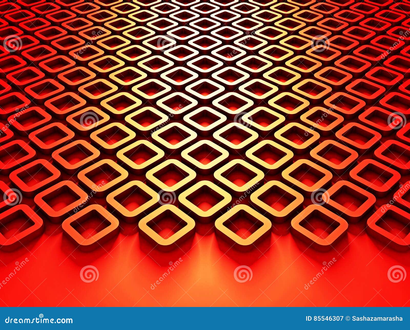 Red Cube Blocks Abstract Background Stock Illustration - Illustration ...