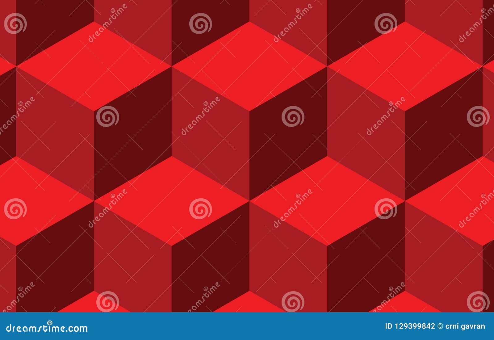 Red Cube Pattern Background in Three Red Color Tones. Stock ...