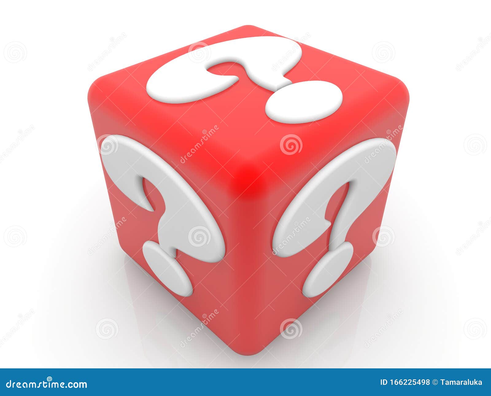 Red Cube With Question-mark Sign On Boxes Royalty-Free Stock ...