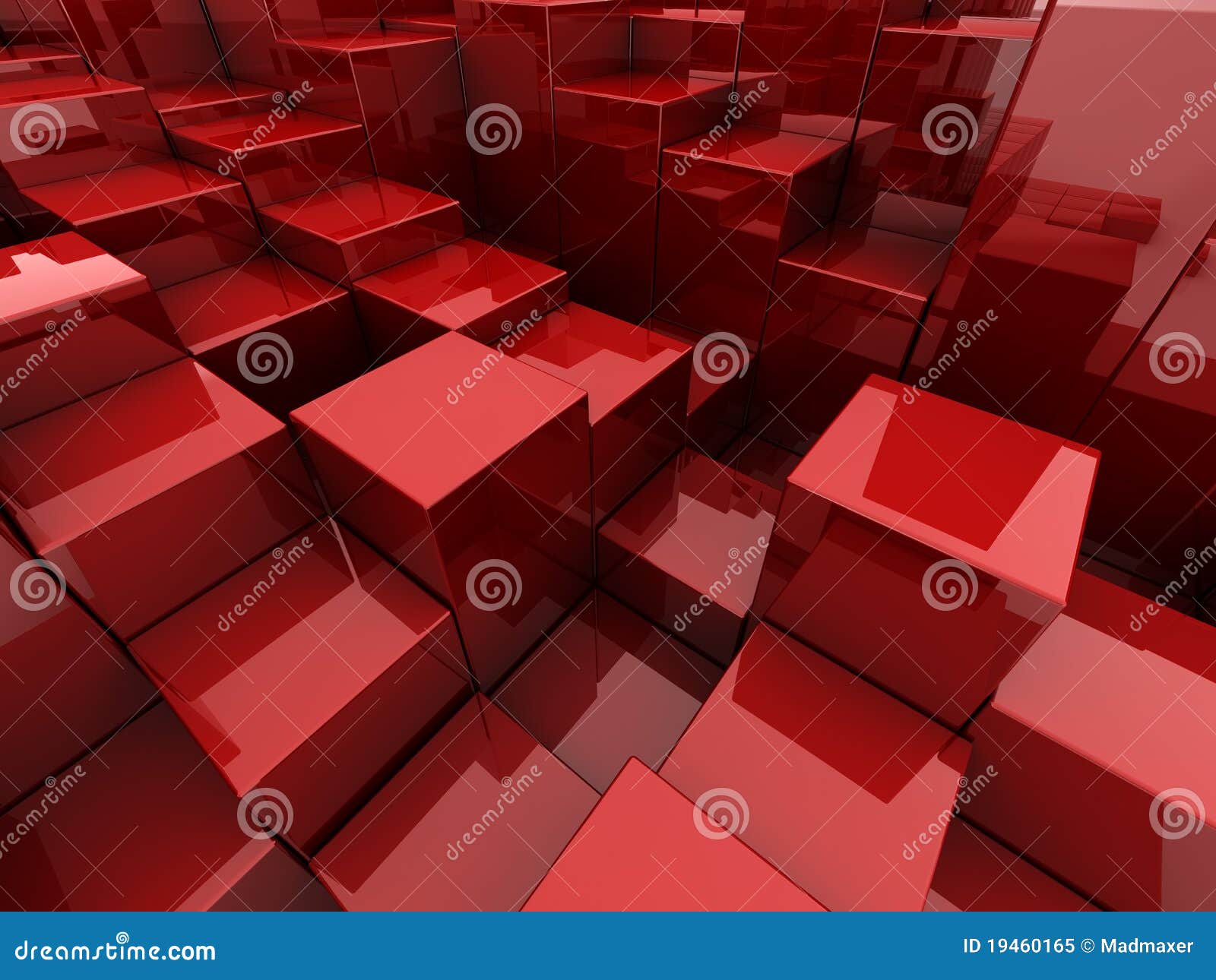 Red cubes background stock illustration. Illustration of template ...