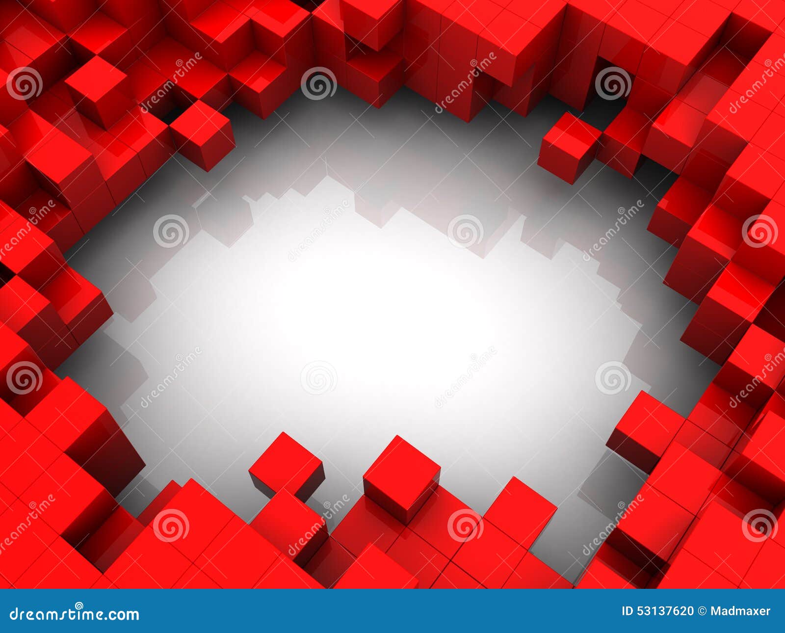 Red cubes background stock illustration. Illustration of block - 53137620
