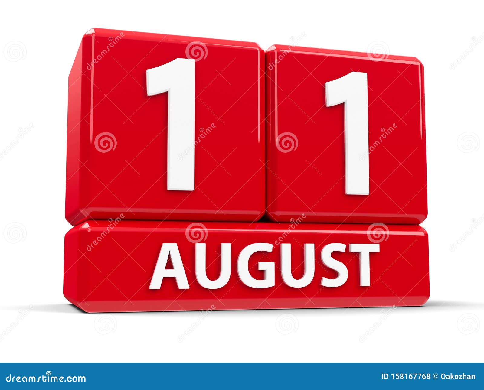 Cubes 11th August stock illustration. Illustration of august - 158167768