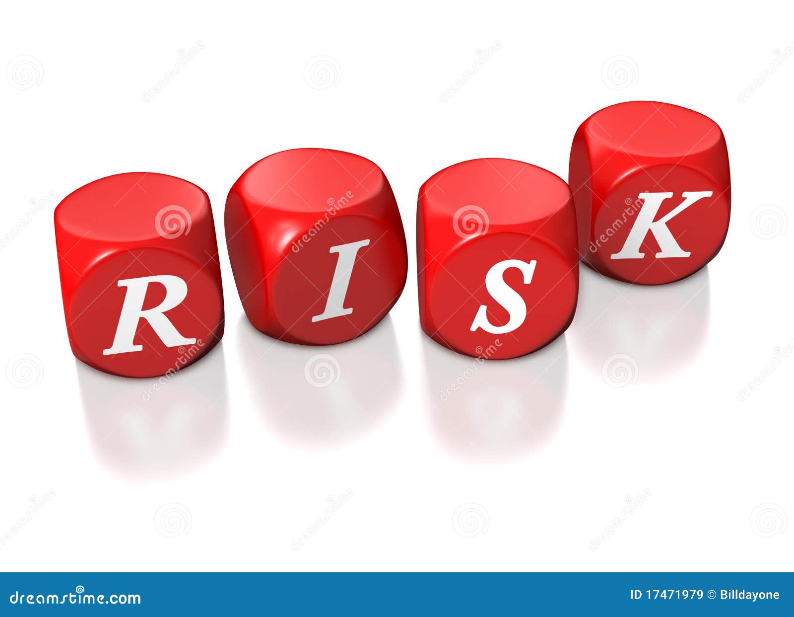 Red Cubes Illustrating Risk Stock Illustration - Illustration of copy ...