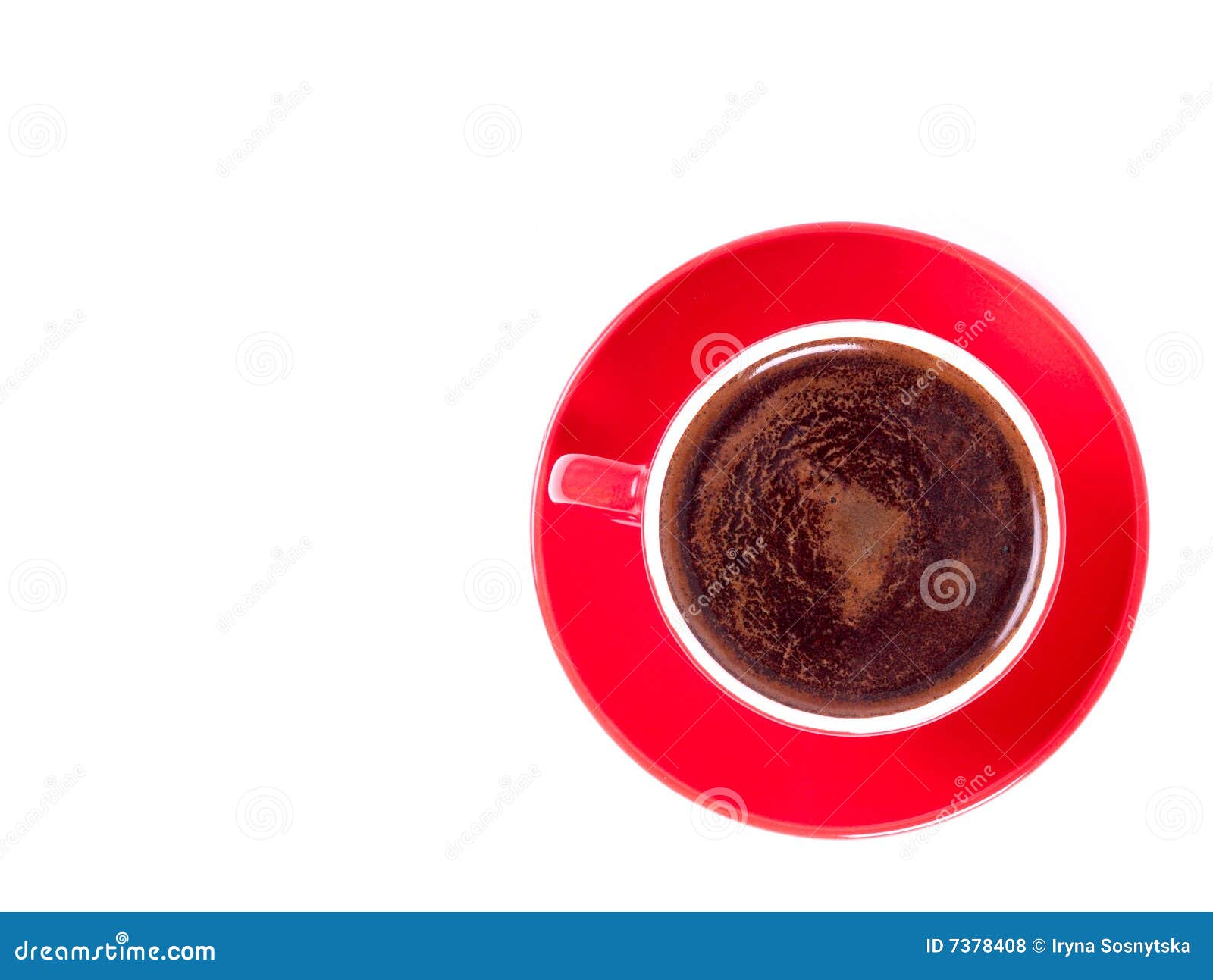 Red Cup of Coffe Isolated on White Stock Photo - Image of drink, food ...