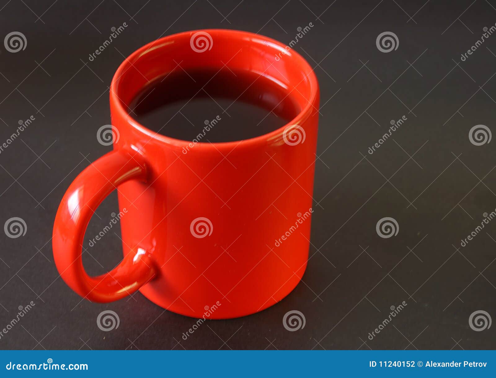 Red cup of coffee stock photo. Image of tasty, coffee - 11240152