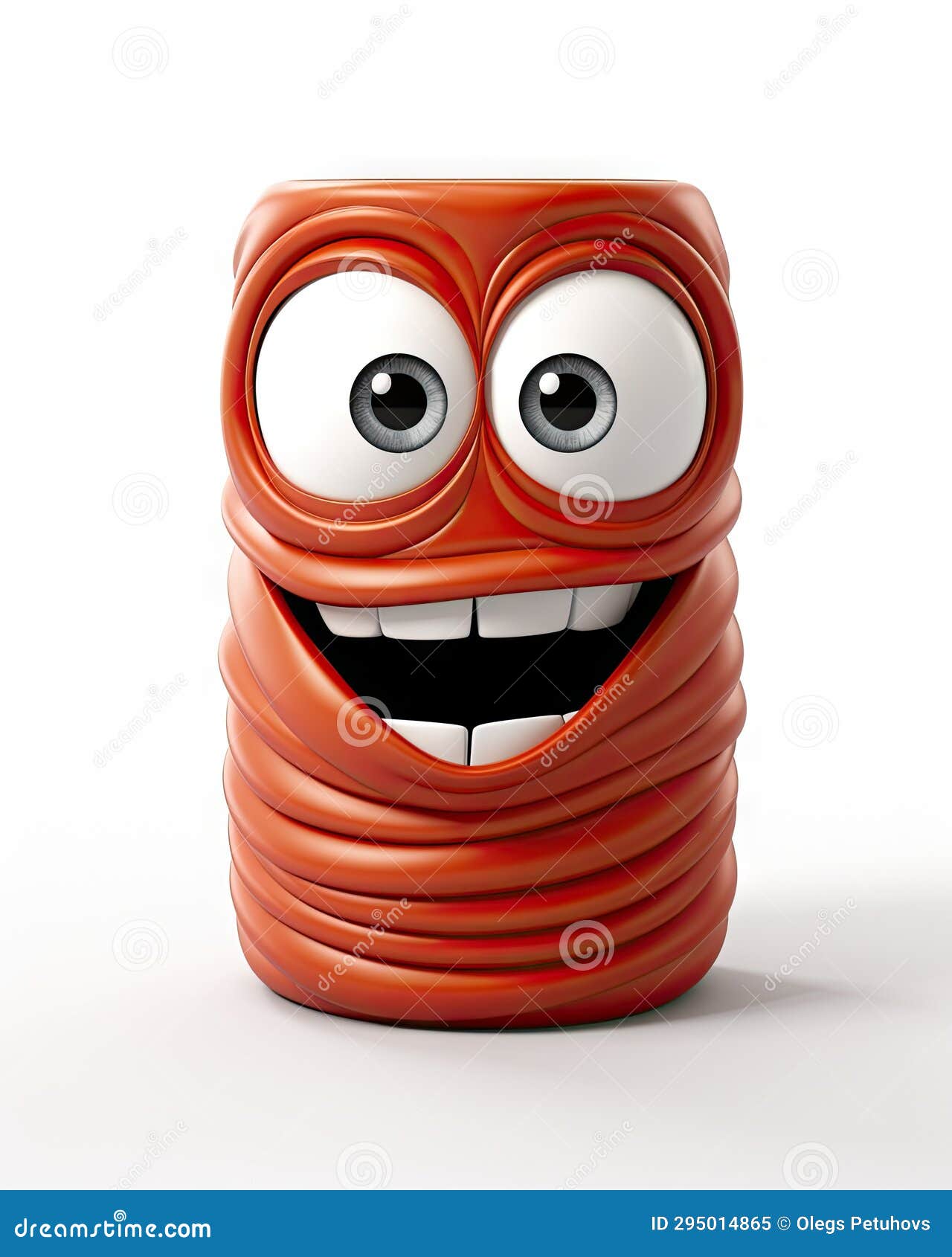 A Red Cup with a Smiling Face on it S Side. Generative Ai Stock ...