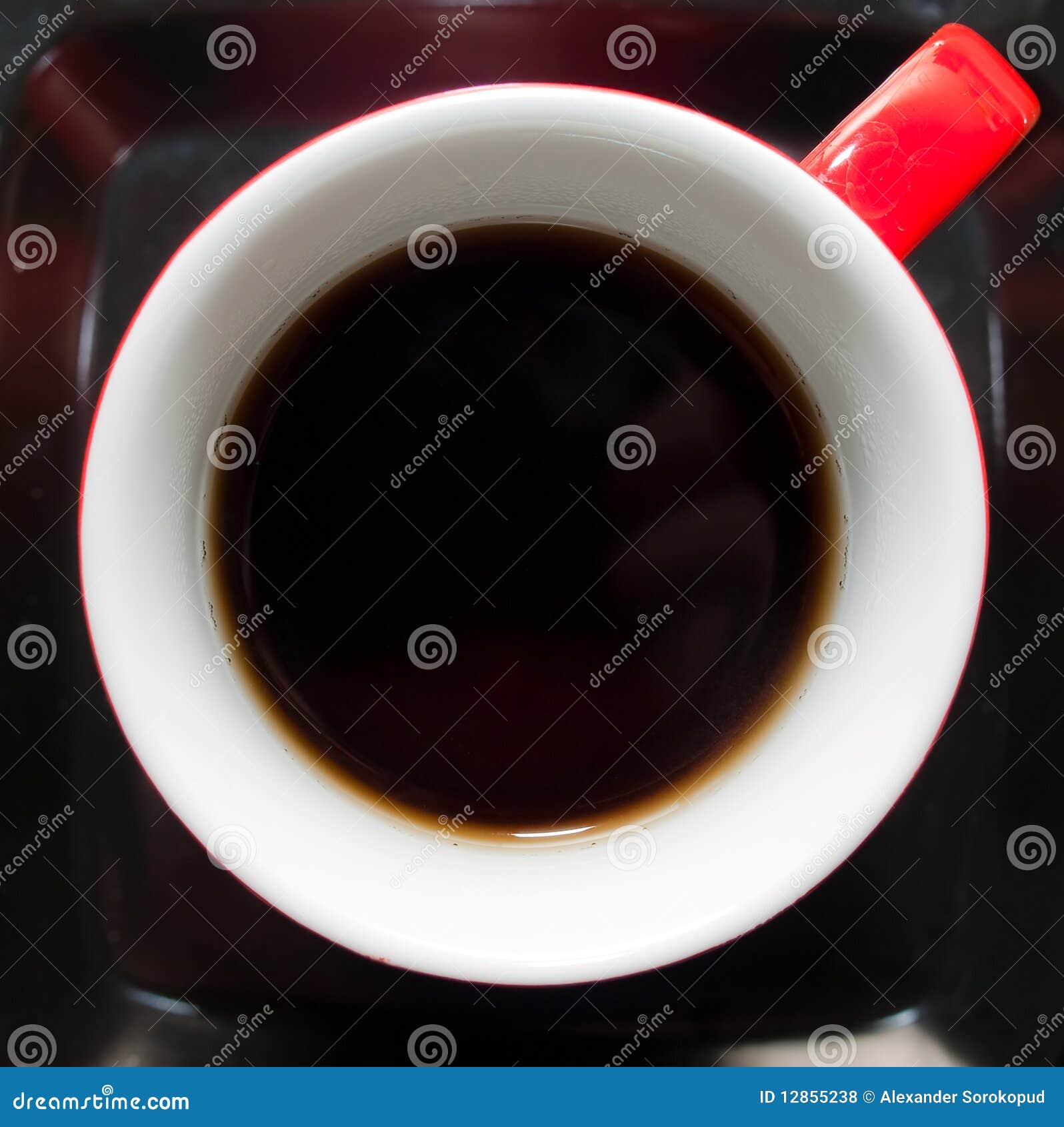 Red cup of tea stock photo. Image of kitchen, drink, black - 12855238