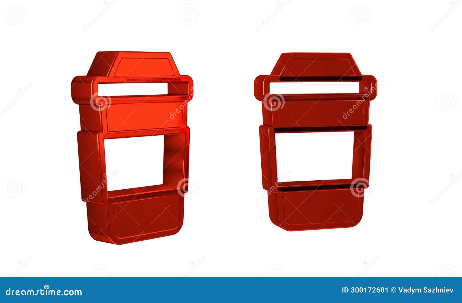 Red Cup of Tea Icon Isolated on Transparent Background. Stock ...