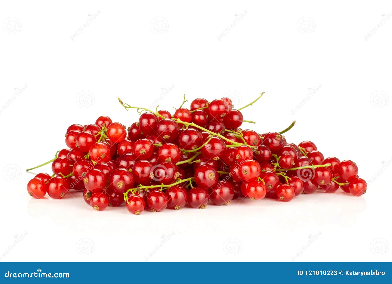 Fresh Raw Red Currant Berry Isolated on White Stock Image - Image of ...