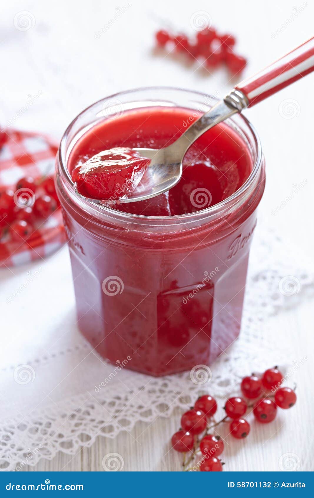 Red currant jelly stock photo. Image of tasty, background - 58701132